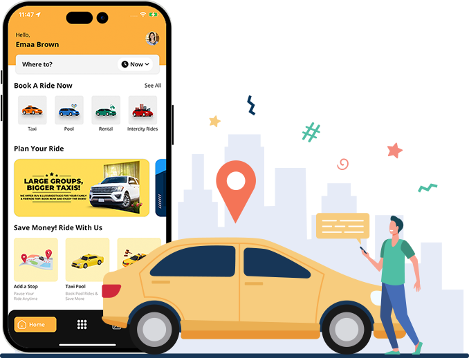 Didi Clone | On Demand Taxi Hailing and Delivery App